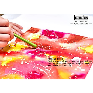 LIQUITEX Acrylic Masking Fluid Medium 118ML, Transparent