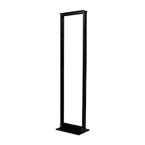 APC Netshelter 2post Open Rack Black Finish, Black Textured Powder Coat