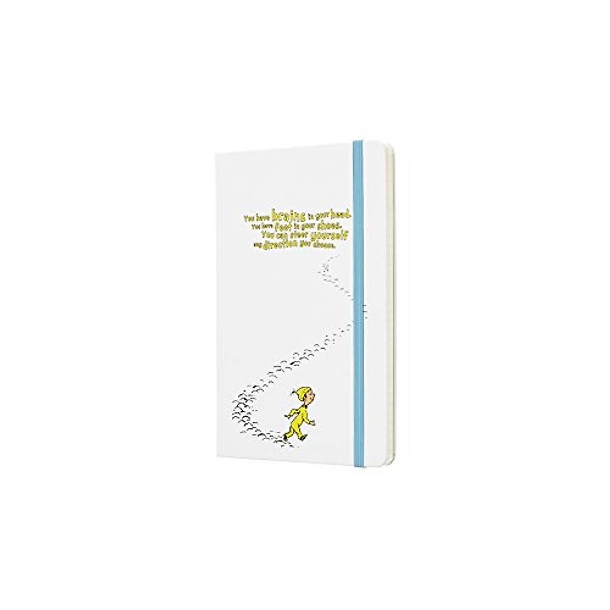 Moleskine Limited Edition Dr. Seuss Notebook, Hard Cover, Large (5" x 8.25") Ruled/Lined, White, 240 Pages