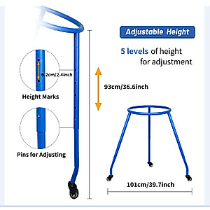 Skete Trainer, Height Adjustable Skate Aid,O stype Skate Trainer, Trainer Roller Skates, Skating Trainer, Roller Skate Trainers, Skate Trainers (Height Adjustable Blue)
