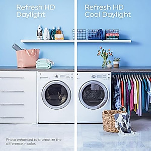 GE Refresh LED Light Bulbs, 60 Watt, Daylight, A19 (4 Pack)