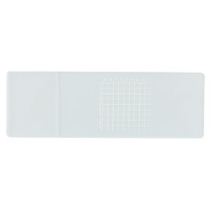 RPI Microscope Grid Slides, 1 x 3 inches, White Imprint, 81 Squares per Slide, 72 Slides per Package, Stain Resistant