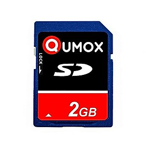 QUMOX 2GB 2048MB SD Memory Card for Camera Phone mp3 mp4 fm Transmitter
