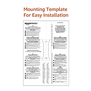 Amazon Basics Tilt TV Wall Mount fits 12-Inch to 40-Inch TVs and VESA 200x200, Black