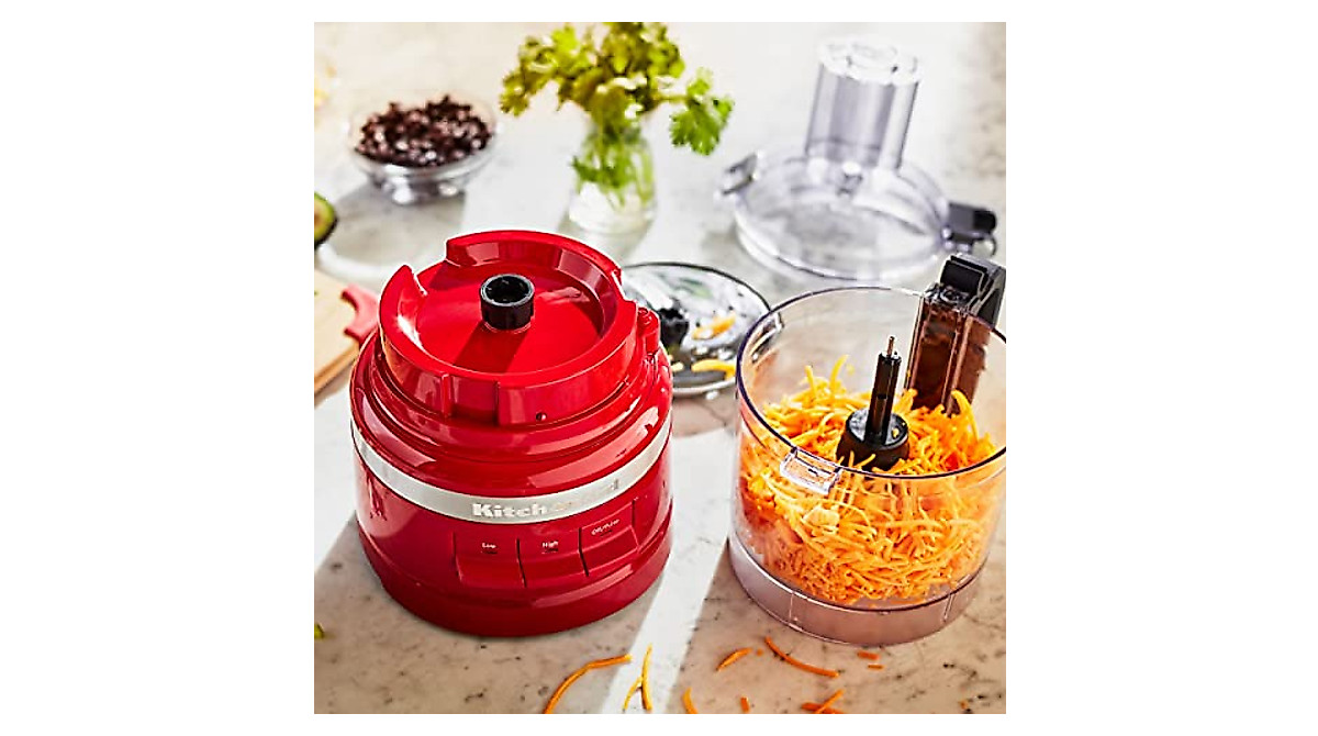 KitchenAid KFP0718ER 7-Cup Food Processor Chop, Puree, Shred and Slice ...