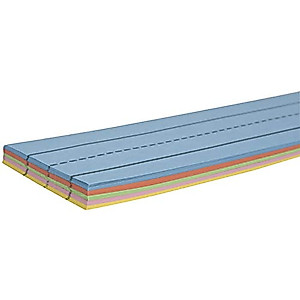 School Smart Ruled Rainbow Sentence Strips, Rainbow ,3 x 24 Inches (Pack of 100)