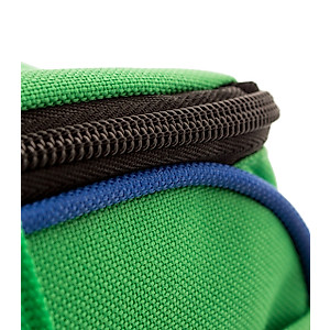 BRUBAKER Champion Combo - Limited Edition - Ski Boot Bag and Ski Bag for 1 Pair of Ski up to 190 cm, Poles, Boots and Helmet - Green Blue