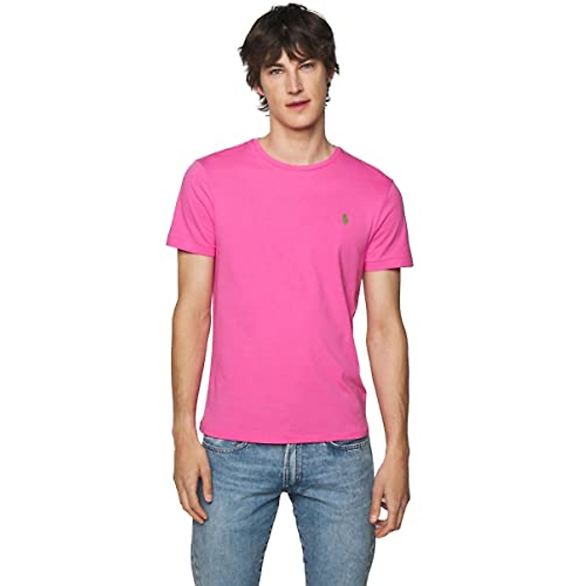 Polo Ralph Lauren Mens Big & Tall Crew Neck T-Shirt (2XB, MauiPink)