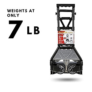 Olympia Tools 150 Lb Folding Hand Truck and Dolly with Telescoping Handle and Bungee Cord for Moving
