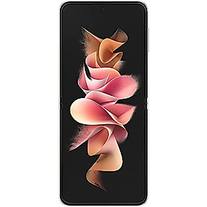 SAMSUNG Galaxy Z Flip 3 5G Cell Phone, Factory Unlocked Android Smartphone, 128GB, Flex Mode, Super Steady Camera, Ultra Compact, US Version, Cream