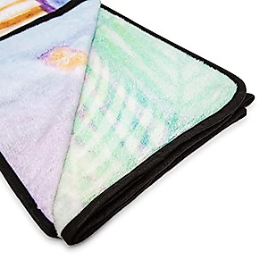 The Golden Girls Raschel Fleece Throw Blanket | Plush Soft Polyester Cover for Sofa and Bed