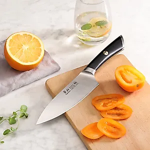 Cangshan ELBERT Series German Steel Forged Chef's Knives (Black, 6-Inch)