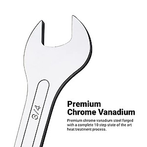 Capri Tools 5/8 in. x 3/4 in. Super-Thin Open End Wrench, SAE (11850-5834)