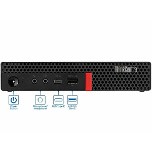 Lenovo Tiny Desktop ThinkCentre M920q Mini Business Computer, Intel 6-Core i5-9500T Up to 3.70 GHz,16GB RAM,256GB NVME SSD, AX210 WiFi, Windows 11 Pro (Renewed)