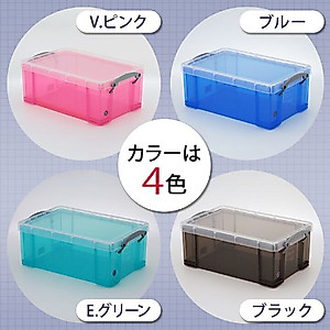 Really Useful 9 Litre Plastic Storage Box - LightBlue, Standard Packaging