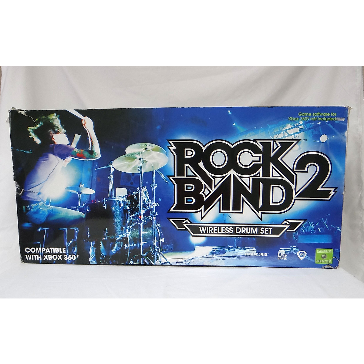 Rock Band 2 Wireless Drum Set - Xbox 360