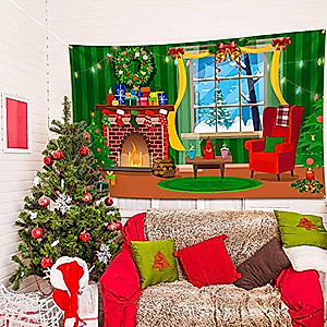 Merry Christmas Backdrop Scene Setters Banner Welcome Winter Snow Decorative Xmas Background for Wall Decoration Christmas Party Decor Holiday