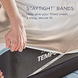TEMPUR-Rayon from Bamboo Sheet Set, Sandstone, Queen