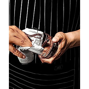 LUXU Whiskey Glasses-Premium 11 OZ Scotch Glasses Set of 6 /Old Fashioned Whiskey Glasses/Perfect Scotch Bourbon Whiskey Tumblers/Style Glassware for Bourbon/Rum glasses/Bar whiskey glasses,Clear