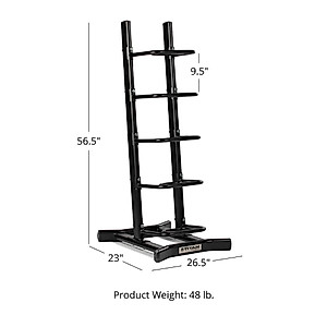 Titan Fitness Functional Swing Bag Storage Rack, Holds 5 Bags, Cardio Gym Equipment Storage Power Bag Rack