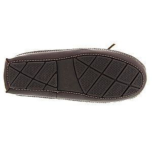 Minnetonka Mens Sheepskin Moose Slipper Choco Size 13