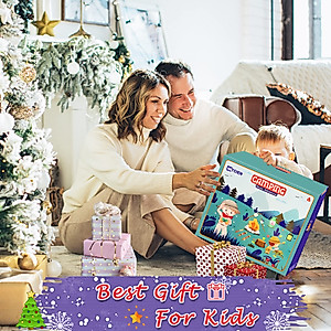 MITCIEN Camping Toys for Kids, Pretend Campfire, Lantern, Safari Hat, Binoculars, Bottle, Toy Food, S'Mores, Toddler Camping Play Set Indoor Outdoor Toys for Kids 3-5 and Up, Boys Girls Gift