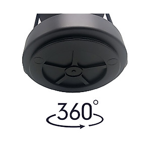 2 Tier Lazy Susan, Stainless Steel Turntable, 360 Degree Spice Rack for Kitchen Bathroom Counter Organizer (10.2Inch)