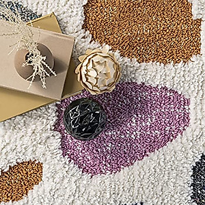 nuLOOM Maybelle Braided Tassle Modern Area Rug, 4x6, Ivory