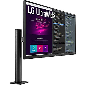 LG 34WN780-B UltraWide Monitor 34" 21:9 QHD (3440 x 1440) IPS Display, HDR10, AMD FreeSync, 3-Side Virtually Borderless Design, Ergo Stand - Black