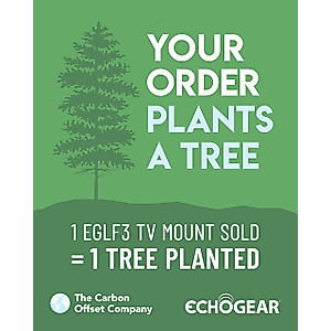 ECHOGEAR Full Motion Articulating TV Wall Mount Bracket for TVs Up to 82" - Smooth Extension, Swivel, & Tilt - Wall Template for Easy Install - Centers & Levels After Mounting Plus Hides Your Cables