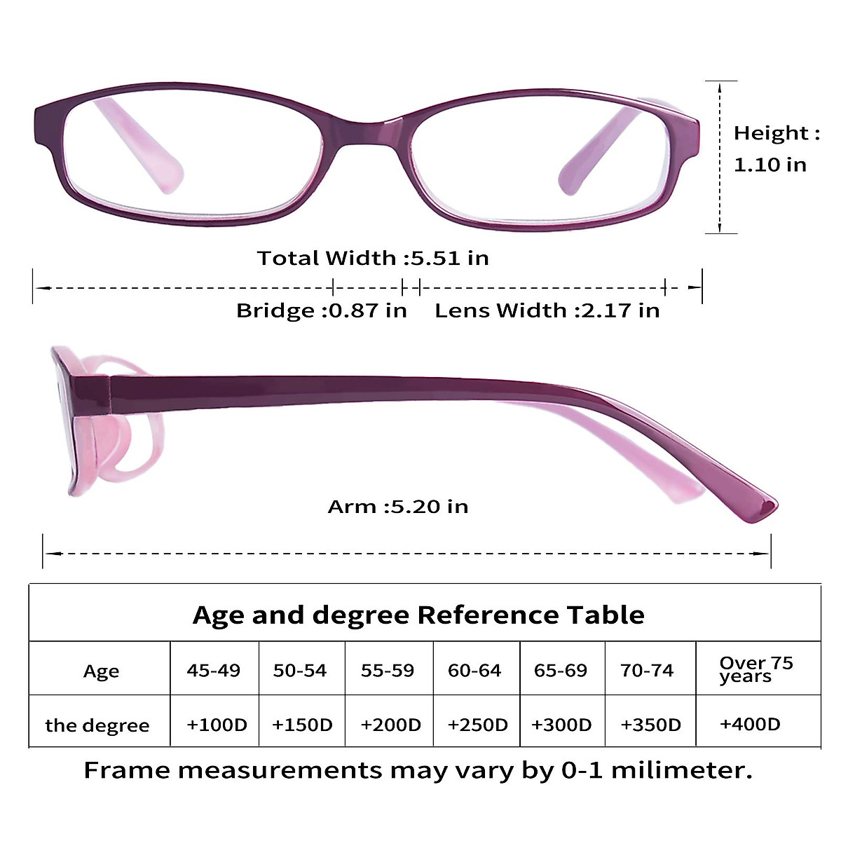 3 Pack Blue Light Blocking Reading Glasses, Anti Glare Computer Readers +2.25 for Women Men, Ladies Magnification Eyeglasses
