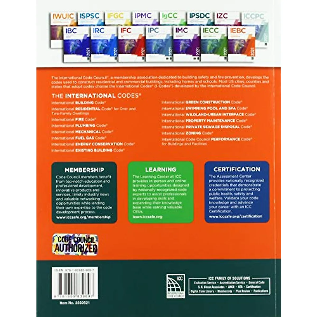 2021 International Existing Building Code (International Code Council Series)