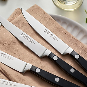 HENCKELS Classic Razor-Sharp Steak Knife 4 Piece Set, German Engineered Informed by 100+ Years of Mastery