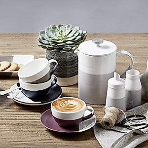 Royal Doulton Coffee Studio Milk & Sugar Set, 4 oz, Grey