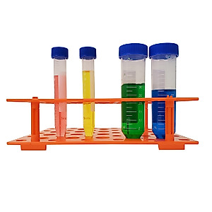 15 ml Conical Centrifuge Tube with Conical Bottom, Leakproof Screw Caps, Sterile, up to 12000xg, Polypropylene (PP) (Pack of 50)