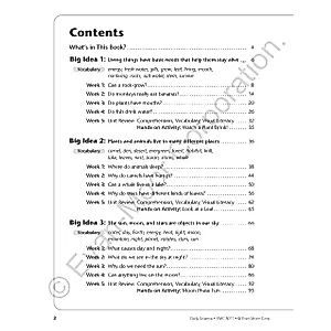 Evan-Moor Daily Science, Grade 1 Homeschooling & Classroom Resource Workbook, Printable Worksheets, Teaching Edition, Earth, Life, and Physical Science, Vocabulary, Test Prep, Hands-On Projects