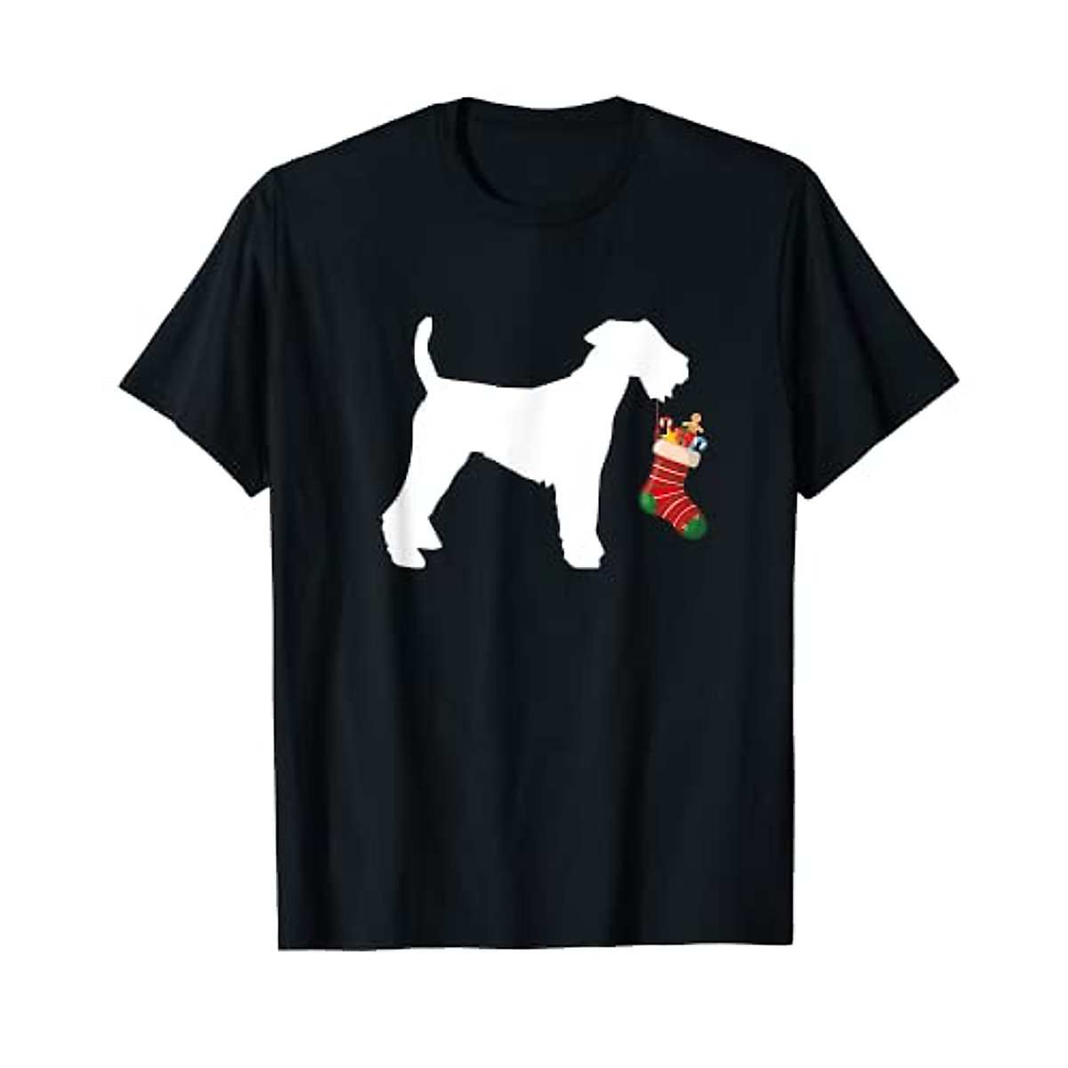 Welsh Terrier Christmas Stocking Stuffer Dog T-Shirt