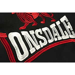 Lonsdale DOVER Black Zip Jacket Sweatshirt Regular Fit (X-Large (XL) Regular-Fit)