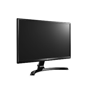 LG 24UD58-B Monitor 24" 4K Ultrafine (3840 x 2160) IPS Display, FreeSync, On-Screen Control, Screen Split 2.0, Game Mode, Black Stabilizer - Black