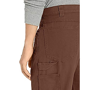 Amazon Essentials Men's Carpenter Pants with Tool Pockets, Brown, 31W x 30L