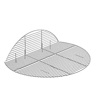 VEVOR Fire Pit Grates, Foldable Round Cooking Grate, Stainless Steel Tight Grid Campfire BBQ Grill with Portable Handle for Outdoor Picnic Party & Gathering, Silver (36 inch-No Handle)