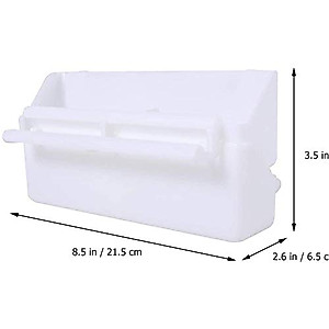 [2 Pack] Seneme Bird Water Dispenser for Cage, Bird Food Feeder for Cage, Bird Food Bowl Cups, Bird Waterer Food Feeder, Birds Dispenser Feeder, Hanging Food Feeder for Cage with 1 Feeder Accessories