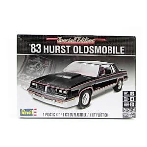 Revell 85-4317 '83 Hurst Oldsmobile Model Car Kit 1:25 Scale 94-Piece Skill Level 4 Plastic Model Building Kit, Black