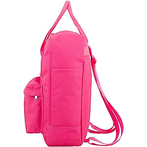 Eastsport Double Handle Convertible Mid Size Backpack/Tote - Sunset Pink