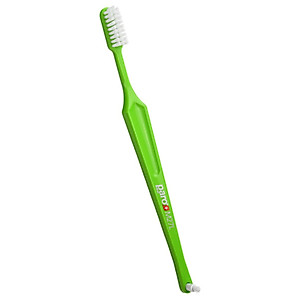 Paro M27L Toothbrush #738 | Small Brush Head Toothbrush with Medium Bristles and Exchangeable Inter Space F (Blue)