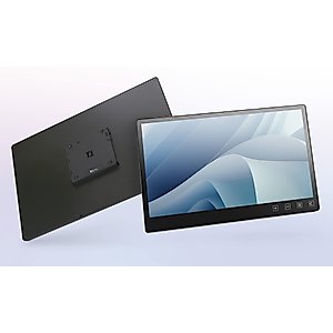 Gechic 15.6" T151A Industrial Touch Monitor, HDMI, USB-C Built-in Gain IC Long Transmission,VESA Mount,10-Finger high Immunity Touch,True-Flat Touchscreen for Embedded Device POS/Kiosk/Automation