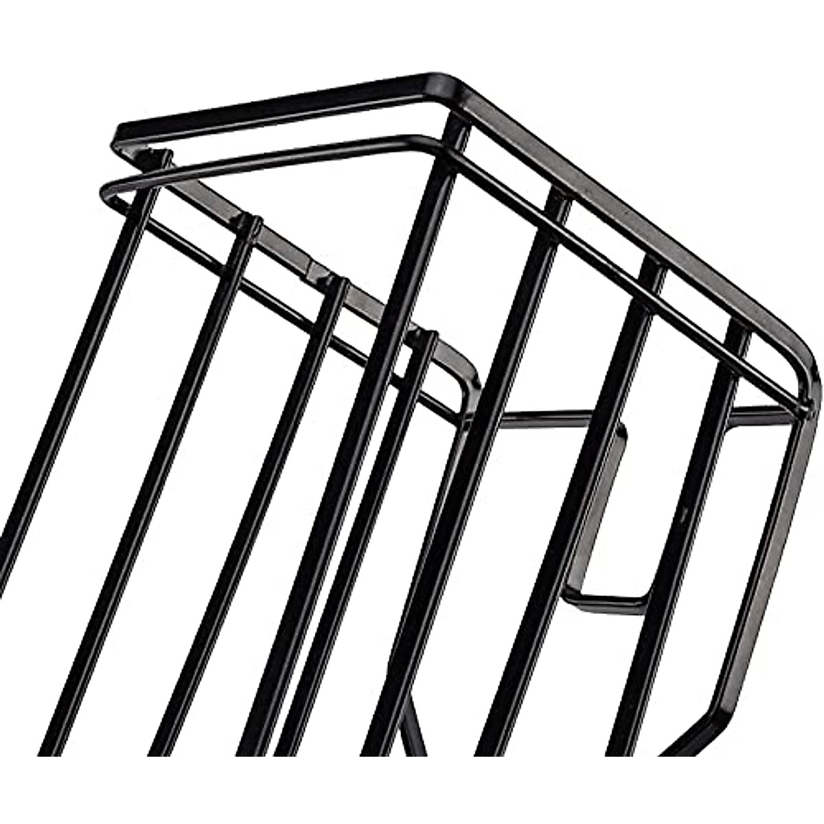 SUNFCON Cutting Board Holder Rack Pot Pan Lids Holder 2 Adhesive 304 Stainless Steel Hanging Hooks Chopping Board Organizer Thin Bakeware Tray Dry Display Stand Kitchen Countertop Cabinet Office Black