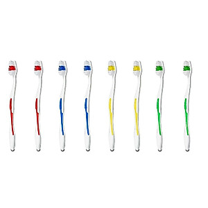 HomeNite 100 Pack Classic Standard Toothbrushes Medium Soft Toothbrush, Individually Packaged Disposable Travel Toothbrush Set for Adults or Kids