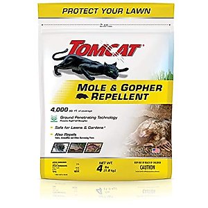 Tomcat Mole & Gopher Repellent Granules, 4 lb