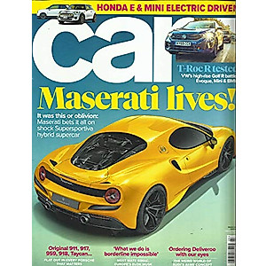 CAR MAGAZINE, MASERATI LIVES ! HONDA E & MINI ELECTRIC MARCH, 2020 ISSUE,201